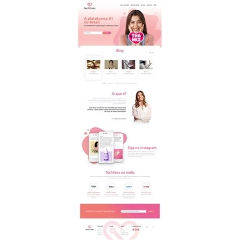 TECH SEX Criação de Layout de site Para Outros