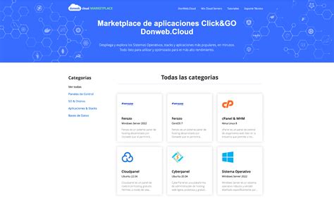 Cloudpanel Integration On Donweb Cloud Marketplace Get Exclusive