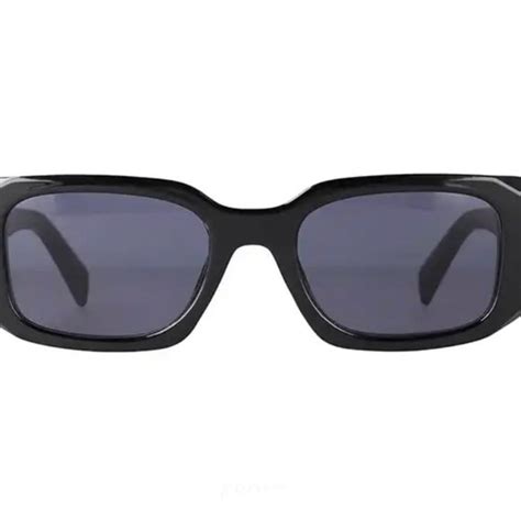 Accessories Small Polygon Rectangle Frame Womens Sunglasses 222