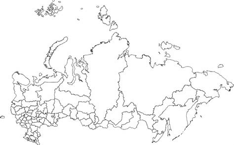 Раскраски России контурная карта (36 шт.) - скачать или распечатать ...