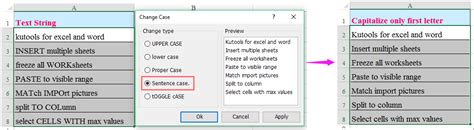 How To Capitalize First Letter Only Or First Letter Of Each Word In Excel