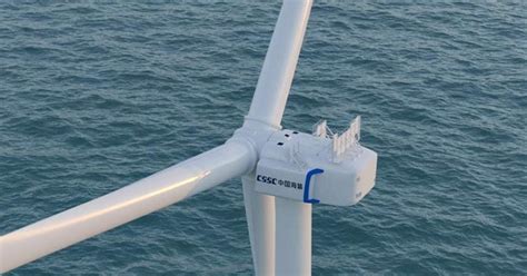 A Colossal 18 Mw Wind Turbine Is About To Debut In China Cssc Haizhuang Has Unveiled A