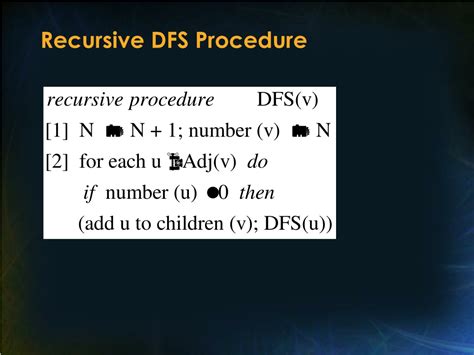 Ppt Graph Algorithms Using Depth First Search Powerpoint Presentation Id9346828