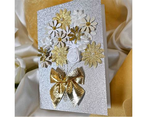 Картичка за рожден ден на жена с цветя картичка за РД