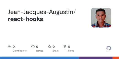 GitHub Jean Jacques Augustin React Hooks