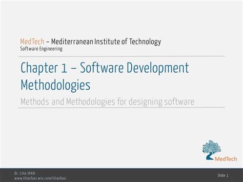 Software Engineering Chp1 Software Dev Methodologies Ppt