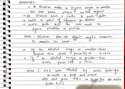 [solved] triangle xyz was dilated by a scale factor of 2 to create