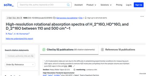 High Resolution Rotational Absorption Spectra Of H 2 16o Hd 16o And D 2 16o Between 110 And