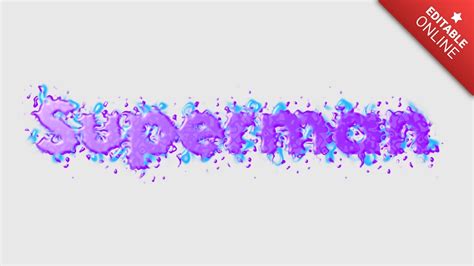 Superman Text Effect Generator