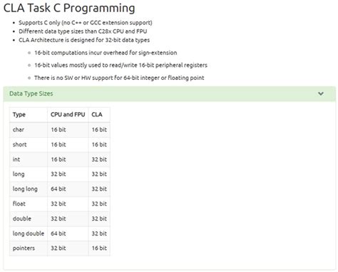 Tms320f28377d 请问如果使用cla，需要在数据类型那里加一个定义吗 C2000™︎ 微控制器论坛 C2000 微控制器