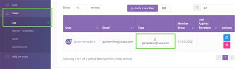 User Tags Spreadsheetweb Help