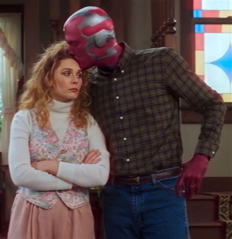 Wandavision Screenshot Wanda And Vision Scarlet Witch Marvel