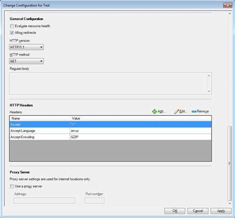 web application availability monitoring template in operations manager