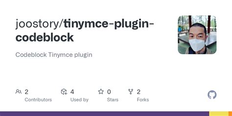 Github Joostorytinymce Plugin Codeblock Codeblock Tinymce Plugin