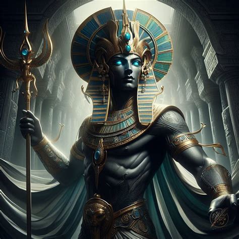 Osiris Egyptian God Of Judgment The Afterlife By Gallerybrisart On