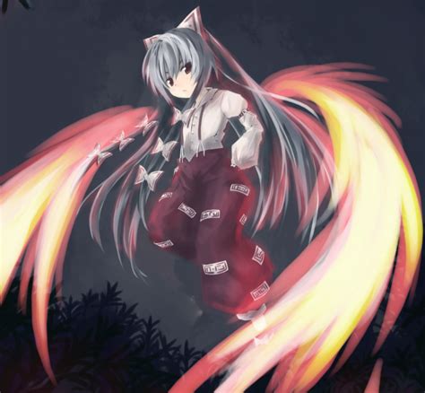 Fujiwara No Mokou Touhou Danbooru