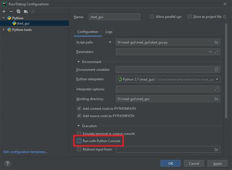 1 Troubleshooting — Mad Gui Userguide Documentation