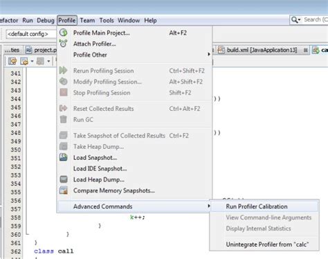 Profiling Java Application On Netbeans Ide
