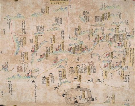 清朝奉化县水陆营汛界址图 3幅 地图114网