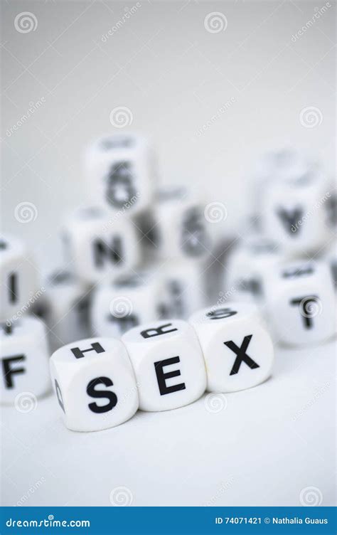 Sex Stock Image Image Of Letters Dice Alphabet Creation