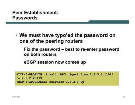Troubleshooting Bgp Ppt