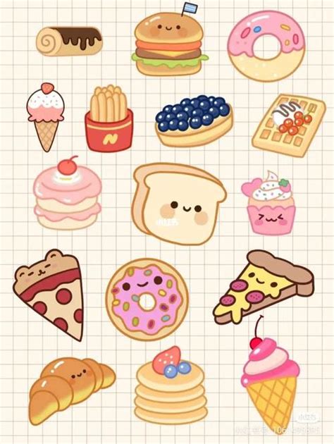 小零食简笔画漂亮 简笔画图片大全 普车都