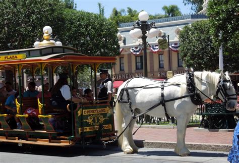 A Cutermouse View Of Main Street Usa Horse Drawn Streetcars