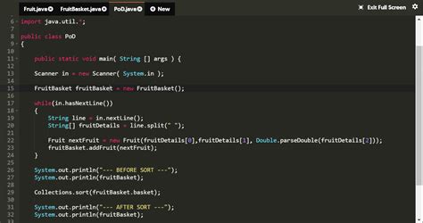 Solved Today You Will Be Given A Fruit Class As Well As A