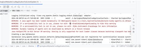 出现动态代理警告：warning A Java Agent Has Been Loaded Dynamically Ewexxxx）的