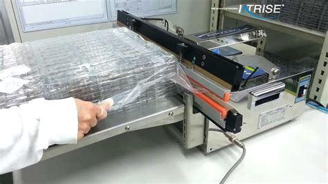 전자부품 트레이 진공포장기 Youtube