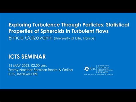Free Video Exploring Turbulence Through Particles Statistical Properties Of Spheroids In