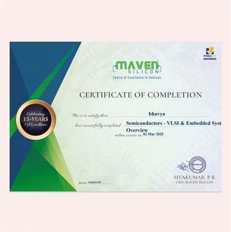 Bhavya Dumpala On Linkedin Vlsi