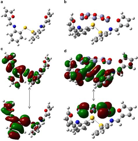 A Dft Optimized Structure Of Organic Receptor 1 B Dft Optimized