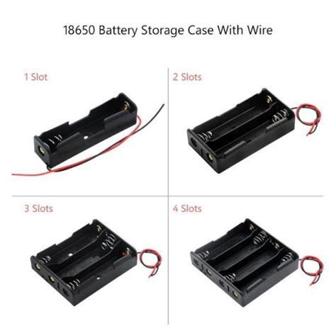 Jual Case Battery Holder Tempat Kotak Box Dudukan Baterai Li Ion Lithium V Shopee