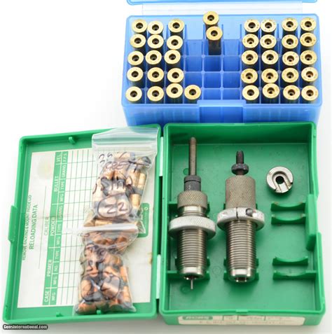 357 Herrett Fl Reloading Rcbs Die Set 34301 Holder And Brass Bullets