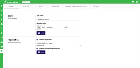 configurations apache streampipes