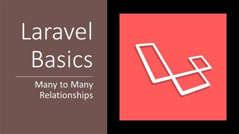 Many To Many Relationships In Laravel Youtube