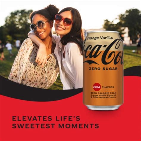 Coca Cola® Orange Vanilla Zero Sugar Soda Cans 12 Pk 12 Fl Oz Frys Food Stores