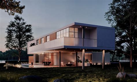 The Intersect Concept Home Design In San Juan Islands Wa Holos Architecture