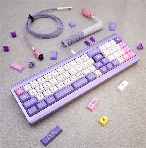 Voxelmods Spring Themed Cable And Keyboard Build Candybar R21