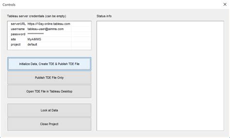 Link Aimms With Tableau — Aimms How To