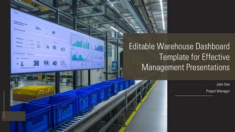 Editable Warehouse Dashboard Template For Effective Management