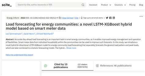 Load Forecasting For Energy Communities A Novel Lstm Xgboost Hybrid Model Based On Smart Meter Data