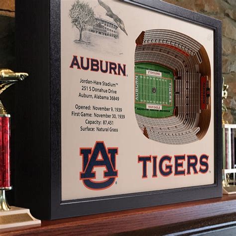 Jordan Hare Stadium Replica Etsy