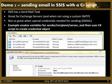 Ppt Using Net With The Ms Bi Stack Powerpoint Presentation Free