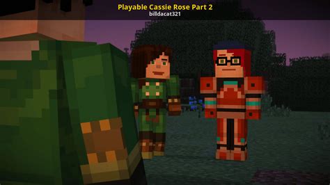 Playable Cassie Rose Part 2 Mod For Minecraft Story Mode Msm Mods