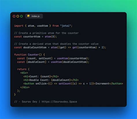 Sourav Dey On Linkedin Reactjs Statemanagement Jotai
