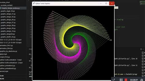 Level Up Your Python Code Dazzling Psychedelic Spirals In Turtle
