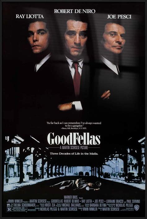 Goodfellas Framed Movie Poster Regular Size 24 X 36