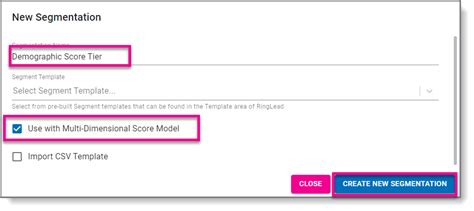 How To Configure A Multi Dimensional Score Model